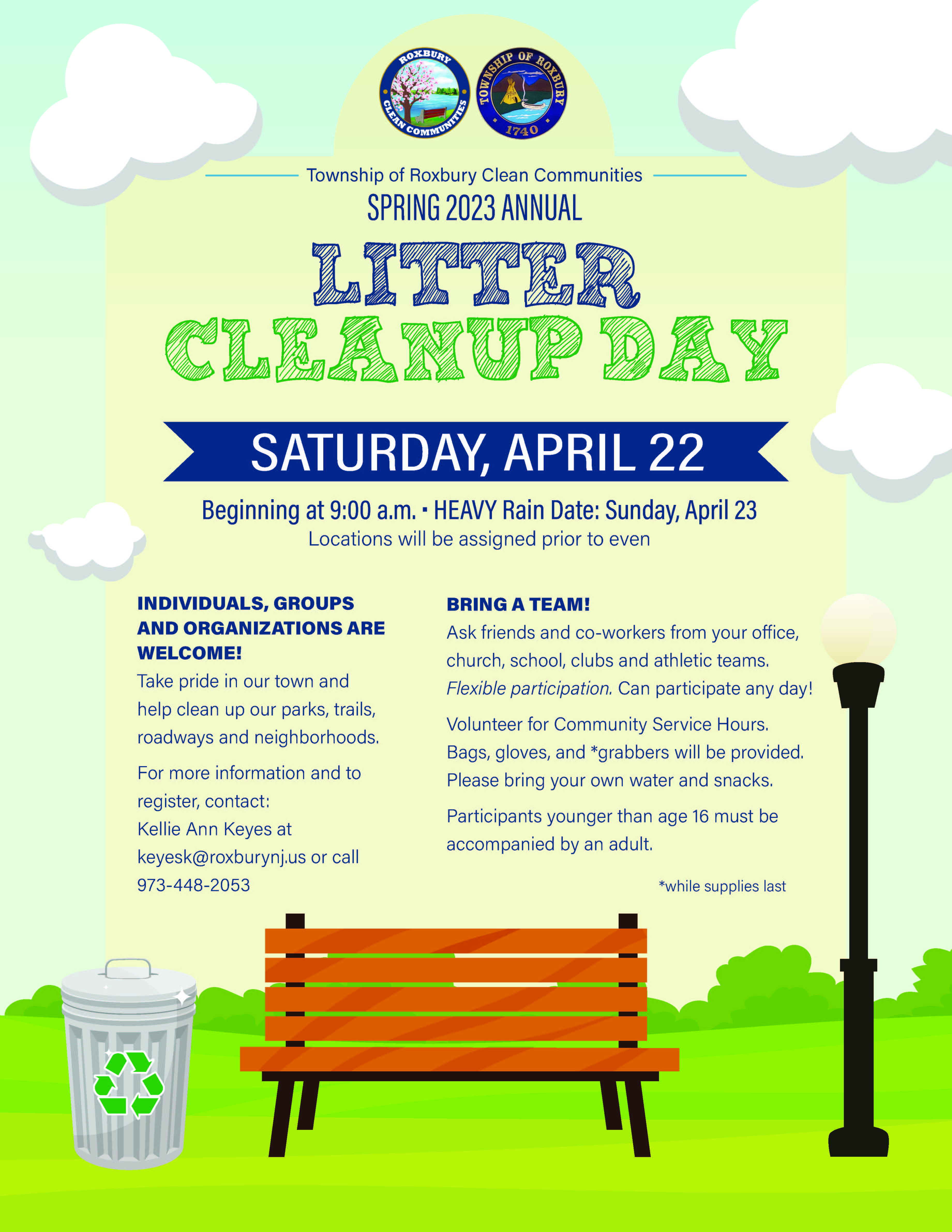 Neighborhood Spring Cleaning Flyers